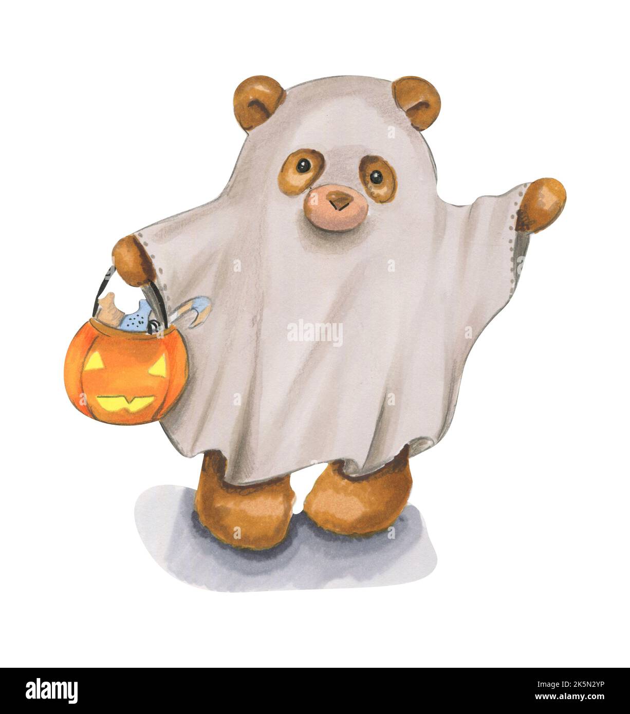 Cute animals in halloween costume Stock Photo - Alamy