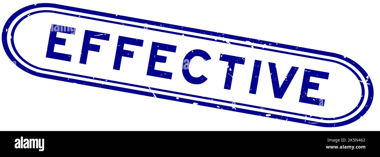 Grunge blue effective word rubber seal stamp on white background Stock ...