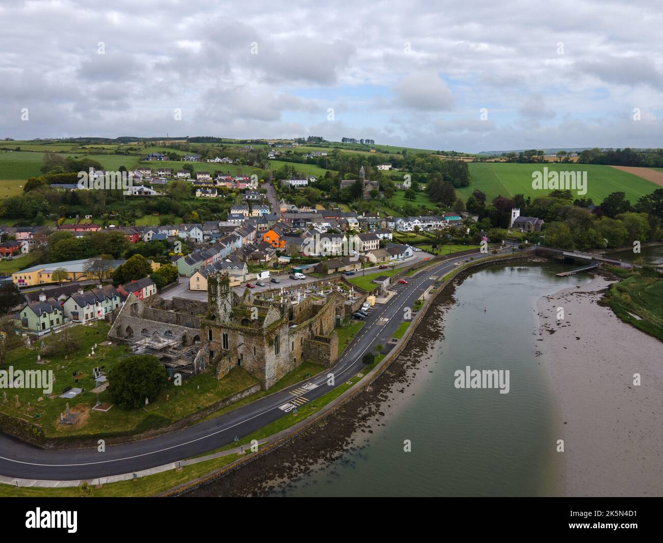 Ireland, West Cork, Timoleague - 05 15 2022: Timoleague Abbey is ...
