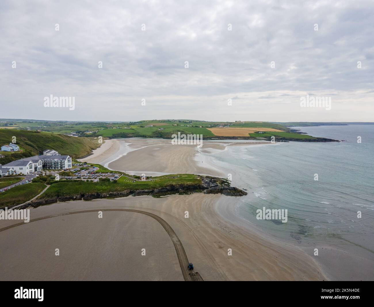 Ireland, West Cork, Inchydoney Beach - 05 16 2022: Inchydoney blue flag ...