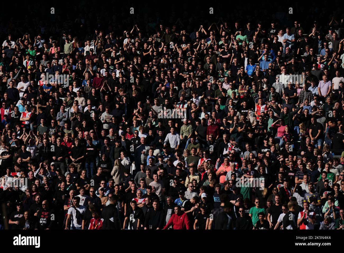 Rotterdam - Feyenoord supporters during the match between Feyenoord v ...