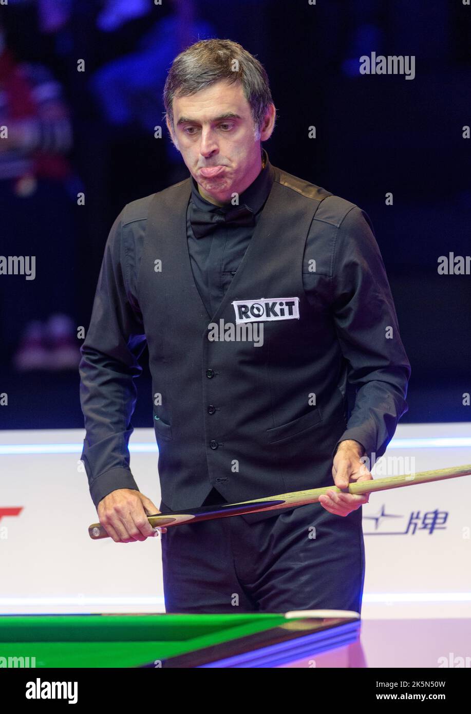 Hong Kong, China. 09th Oct, 2022. Ronnie O'Sullivan and Marco Fu ...