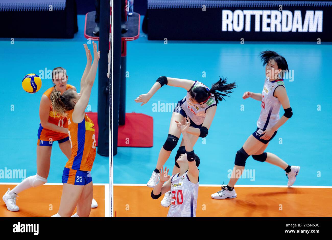 ROTTERDAM - Eline Timmerman of the Netherlands in action against ...