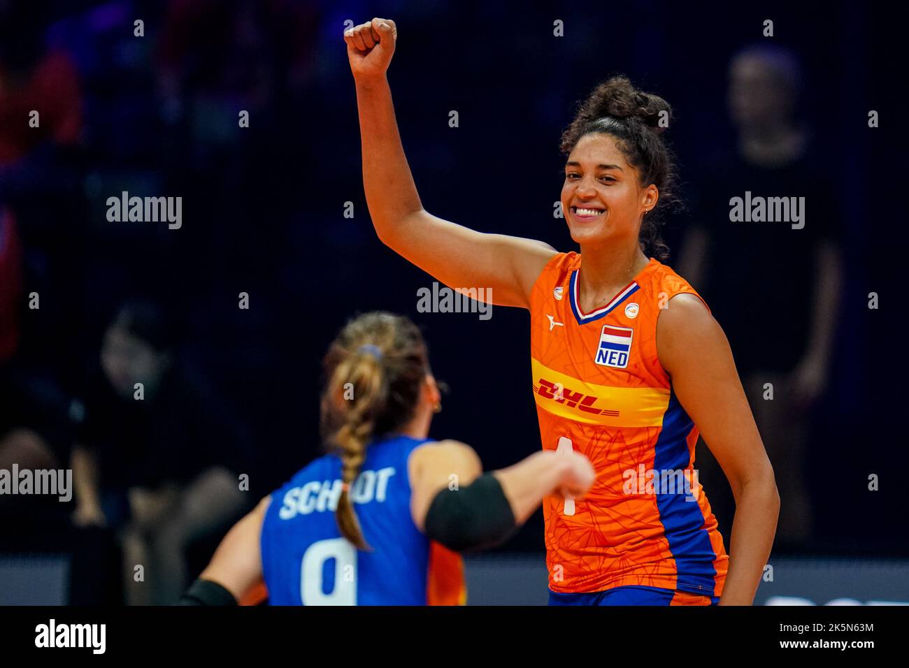 ROTTERDAM, NETHERLANDS - OCTOBER 9: Celeste Plak of the Netherlands ...