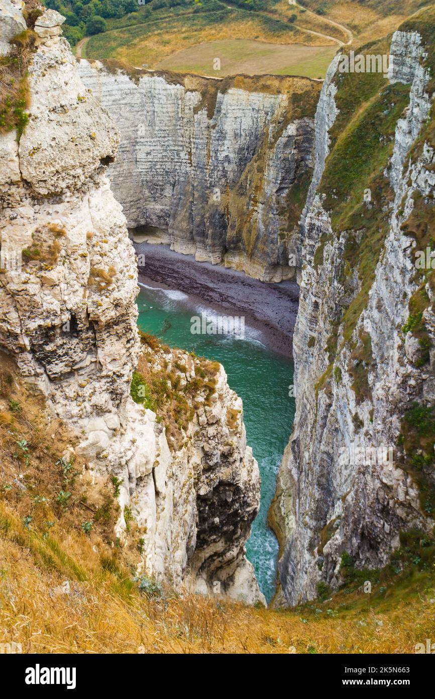 Pointe de la Courtine, Étretat, Normandy, France Stock Photo - Alamy