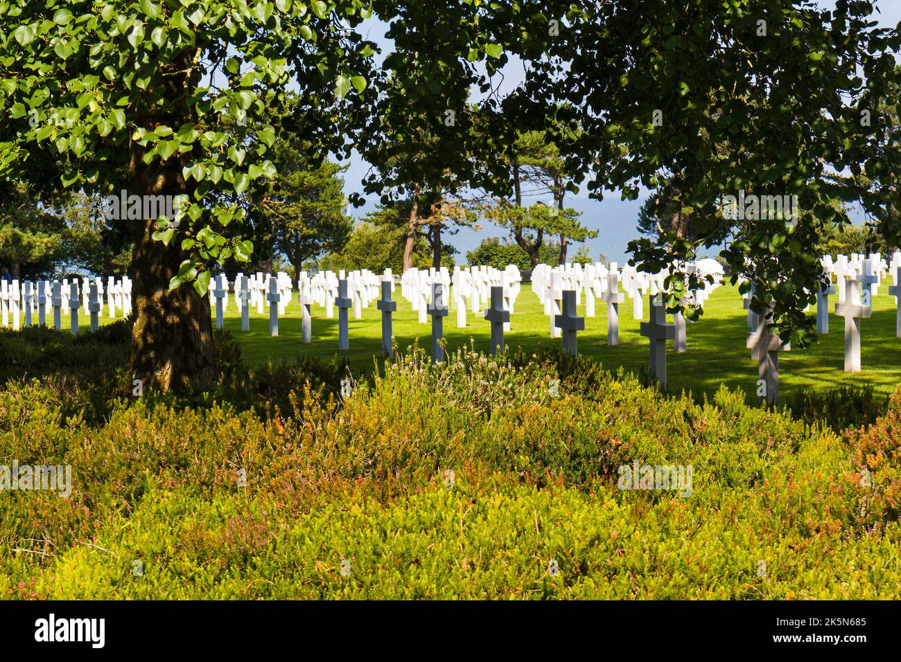 German World War II cemetery, Normandy Stock Photo - Alamy
