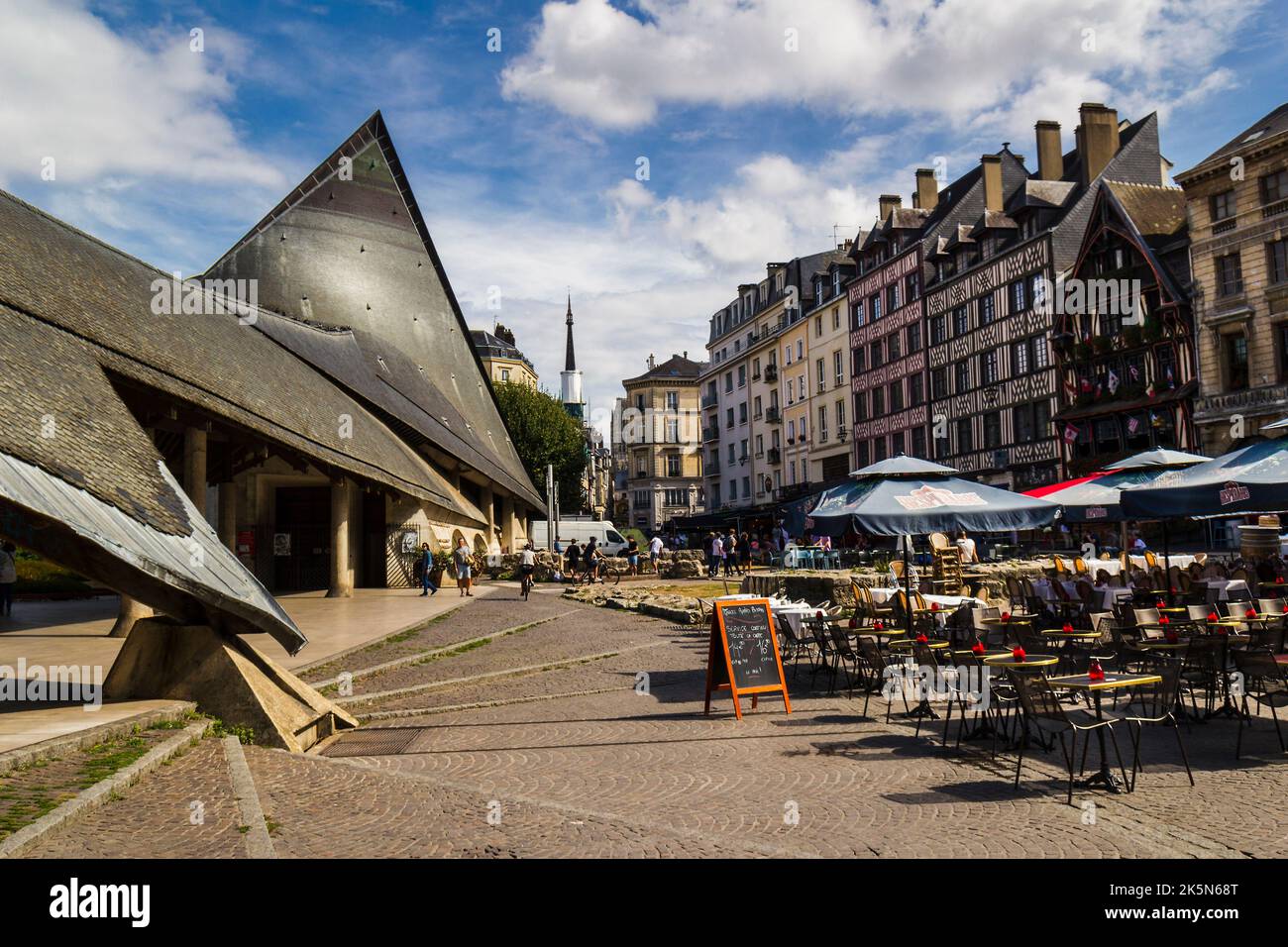 Place du Vieux-Marché, Rouen, France Stock Photo - Alamy