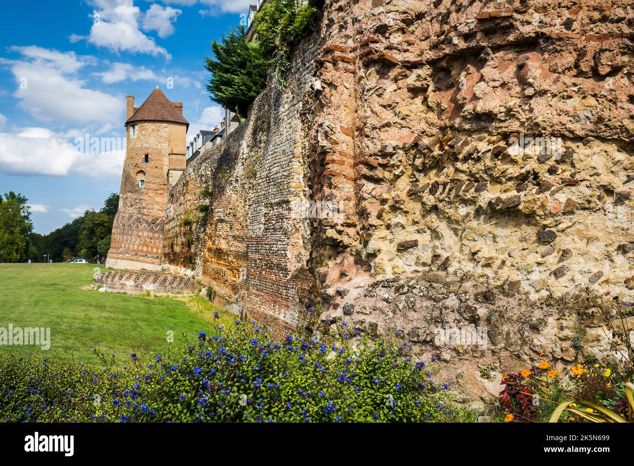 Le Mans Roman Walls, France Stock Photo - Alamy