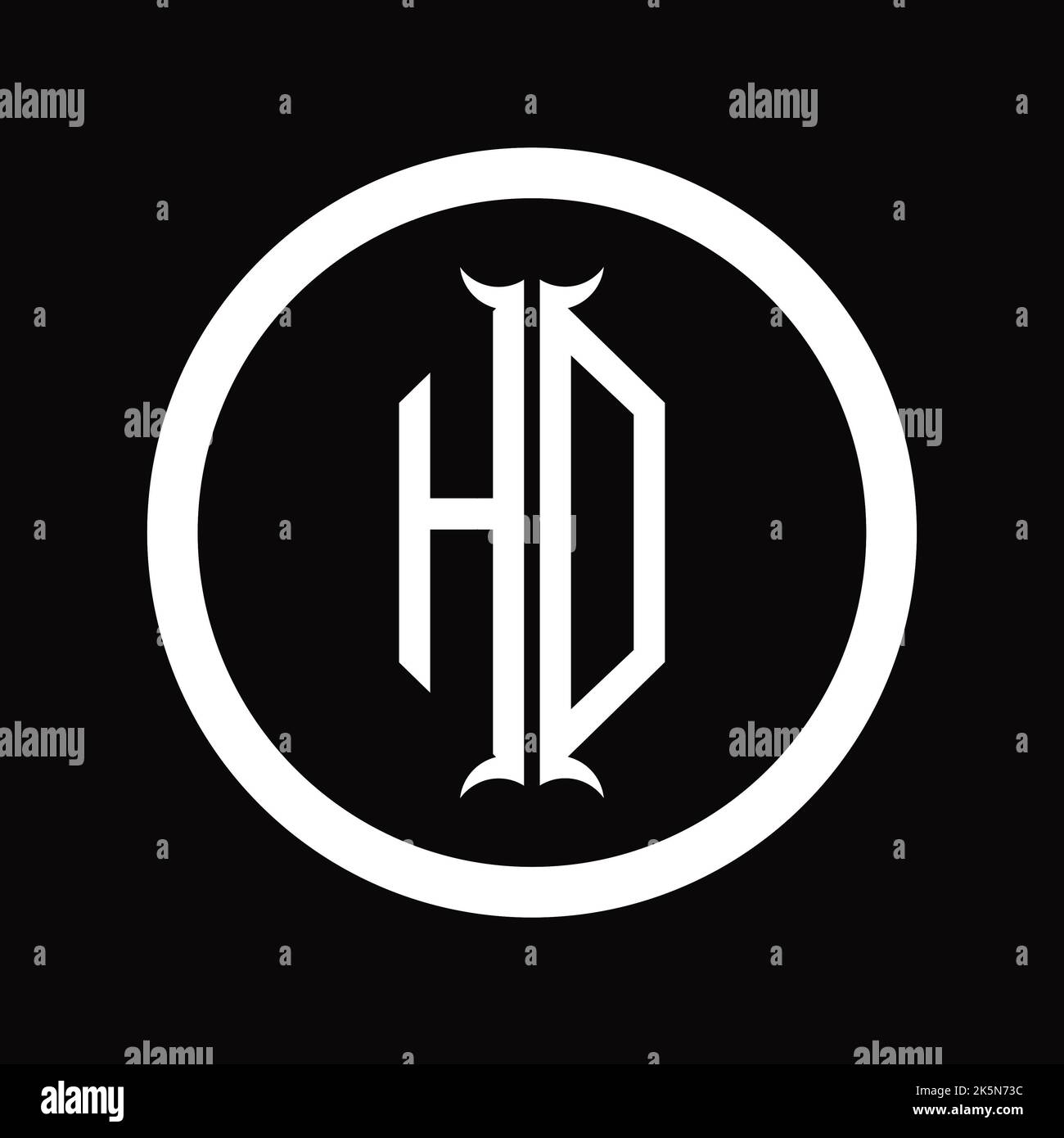 Letter dh logo hi-res stock photography and images - Alamy