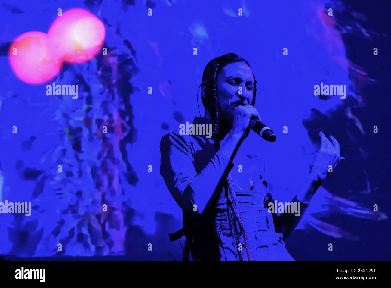 Nava during the Concert at Roma Europa Festival 2022 on October 8, 2022 ...