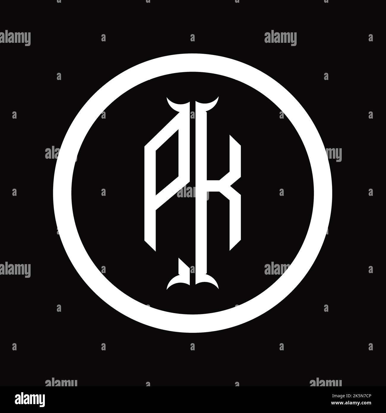 KP Logo monogram letter with hexagon horn shape design template Stock ... KP Logo monogram letter with hexagon horn shape design template Stock ...