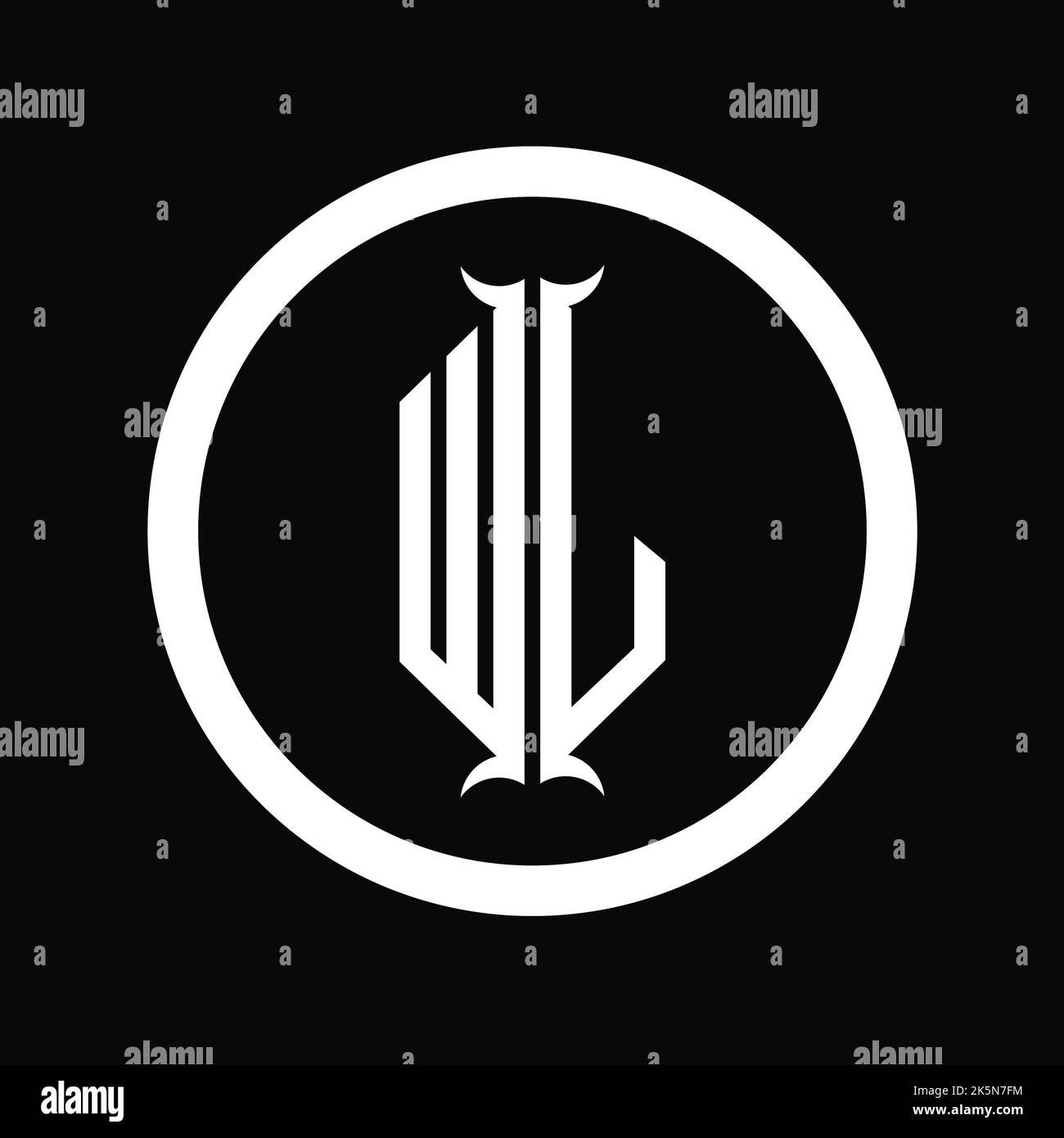 Lw letter design hi-res stock photography and images - Alamy