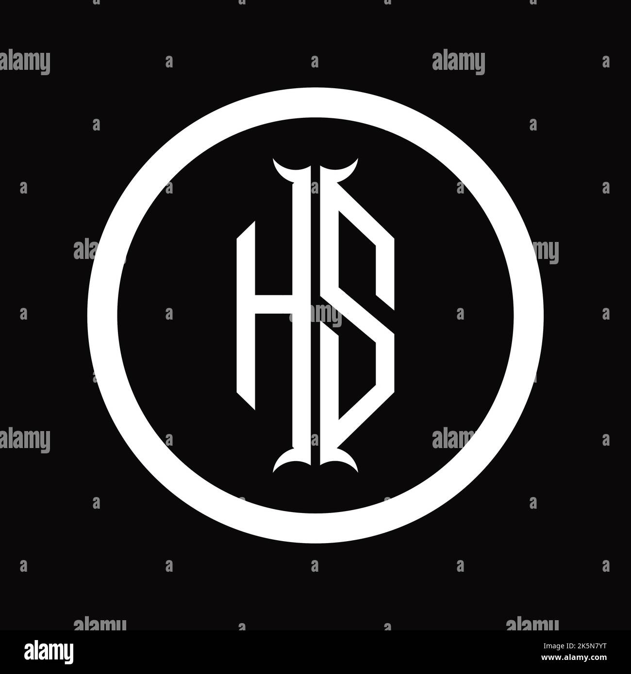 SH Logo monogram letter with hexagon horn shape design template Stock ... SH Logo monogram letter with hexagon horn shape design template Stock ...
