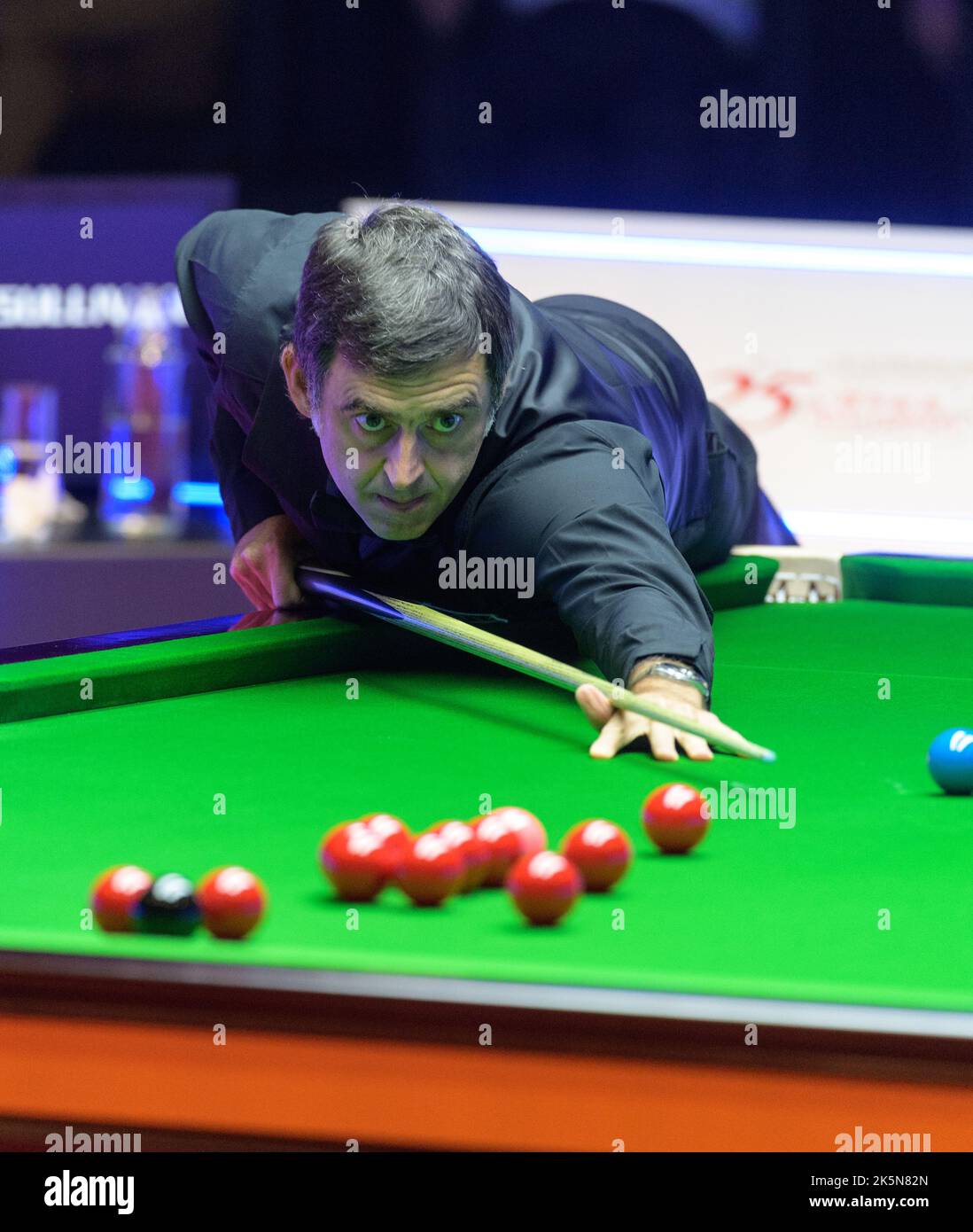 Hong Kong, China. 09th Oct, 2022. Ronnie O'Sullivan and Marco Fu. World ...