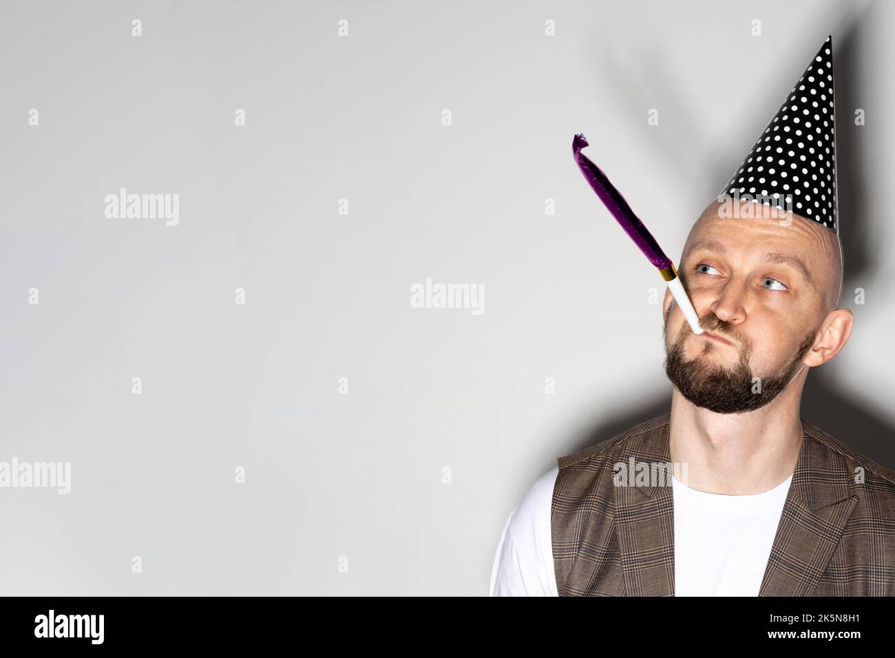 funny celebration silly man birthday holiday Stock Photo - Alamy
