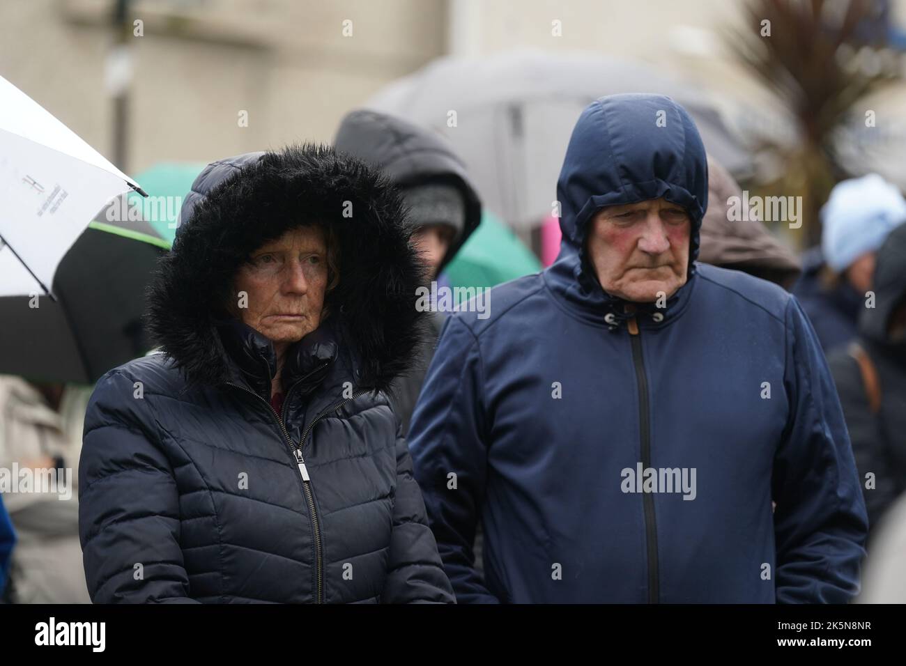 People at a vigil in Milford, Co Donegal for the victims of the ...