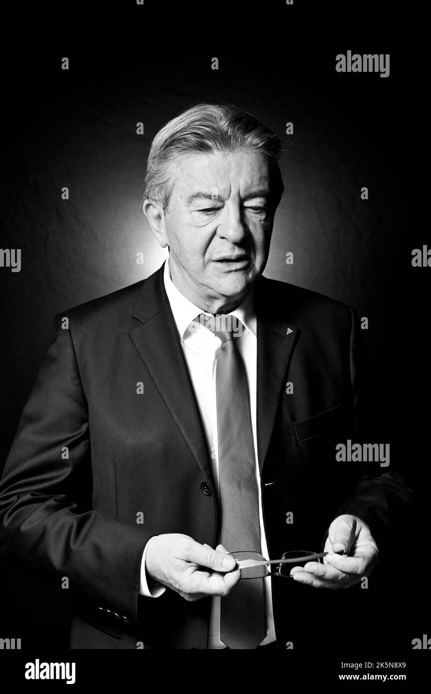 French leftist movement La France Insoumise (LFI) leader Jean-Luc ...