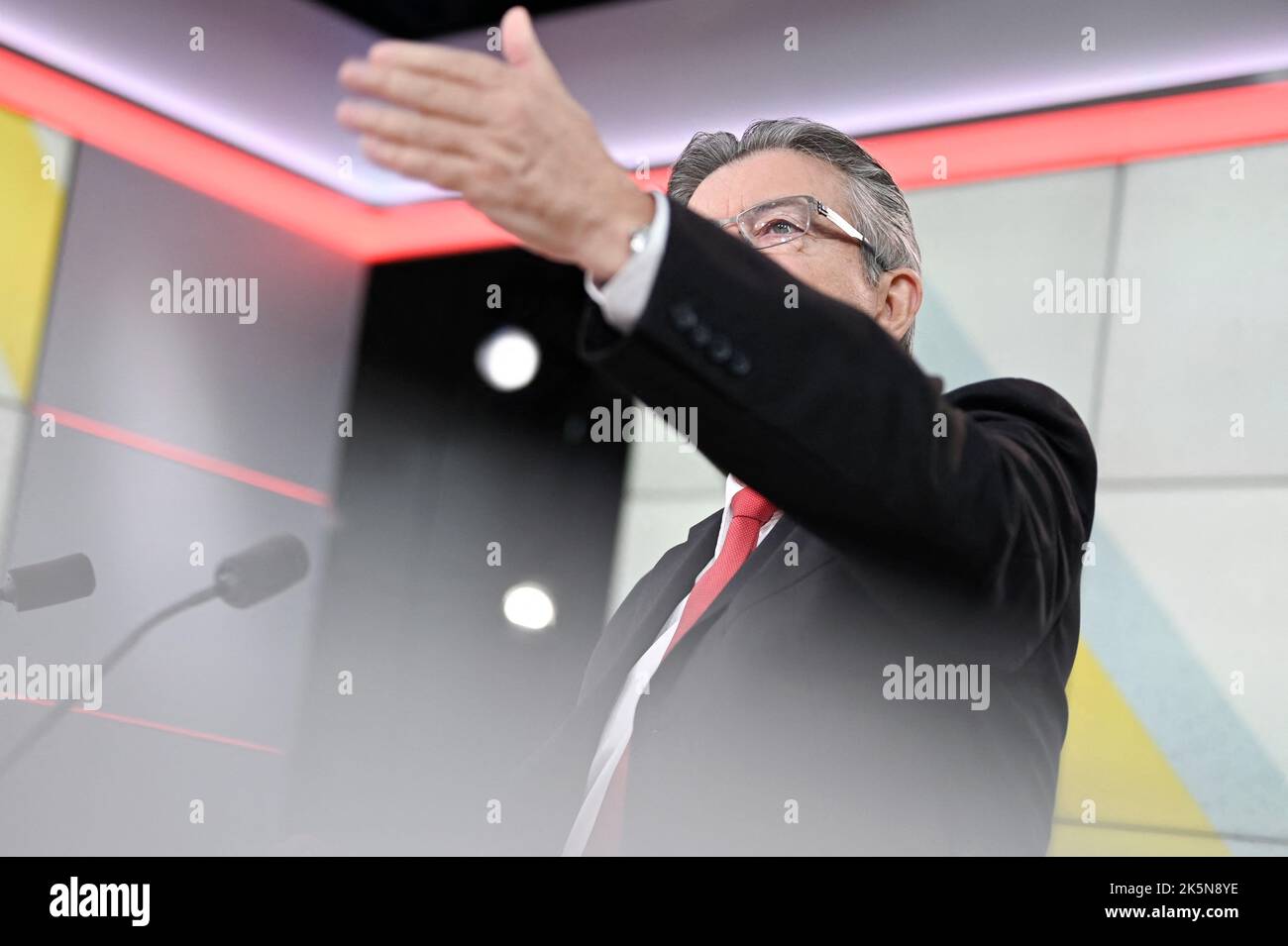 French leftist movement La France Insoumise (LFI) leader Jean-Luc ...