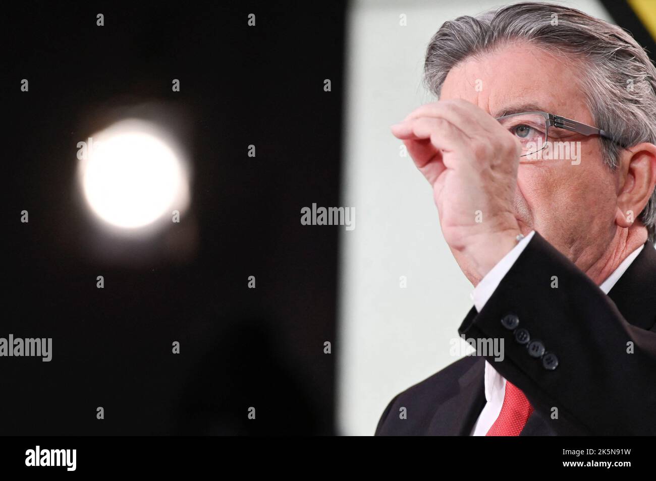 French leftist movement La France Insoumise (LFI) leader Jean-Luc ...