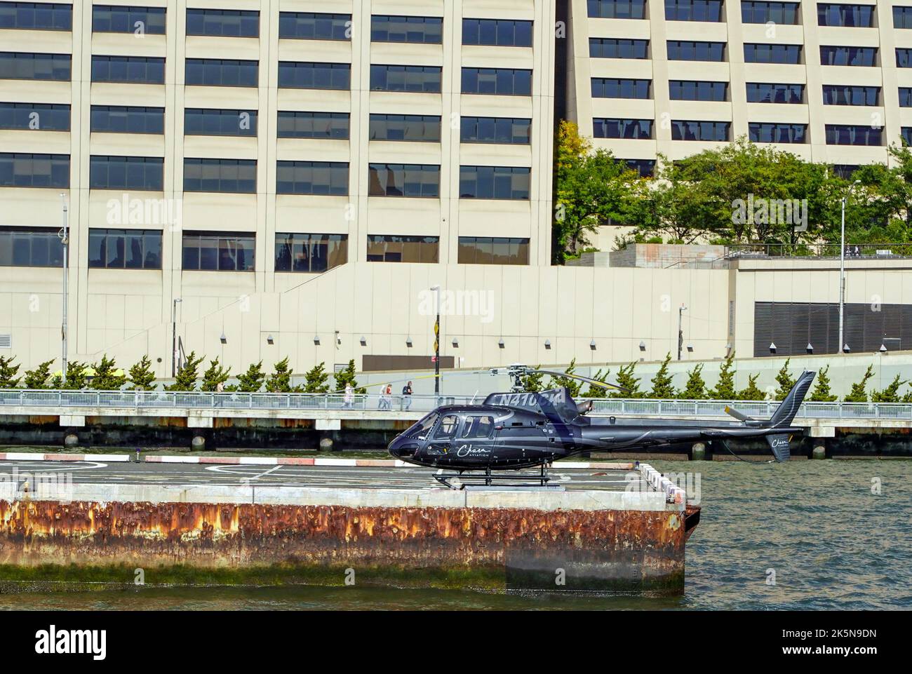 New York, USA. 10/0702022 New York City, NY Downtown Manhattan Heliport ...