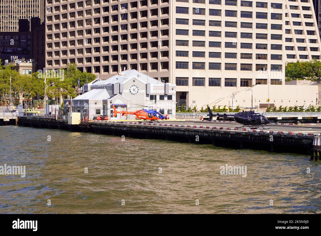 New York, USA. 10/0702022 New York City, NY Downtown Manhattan Heliport ...