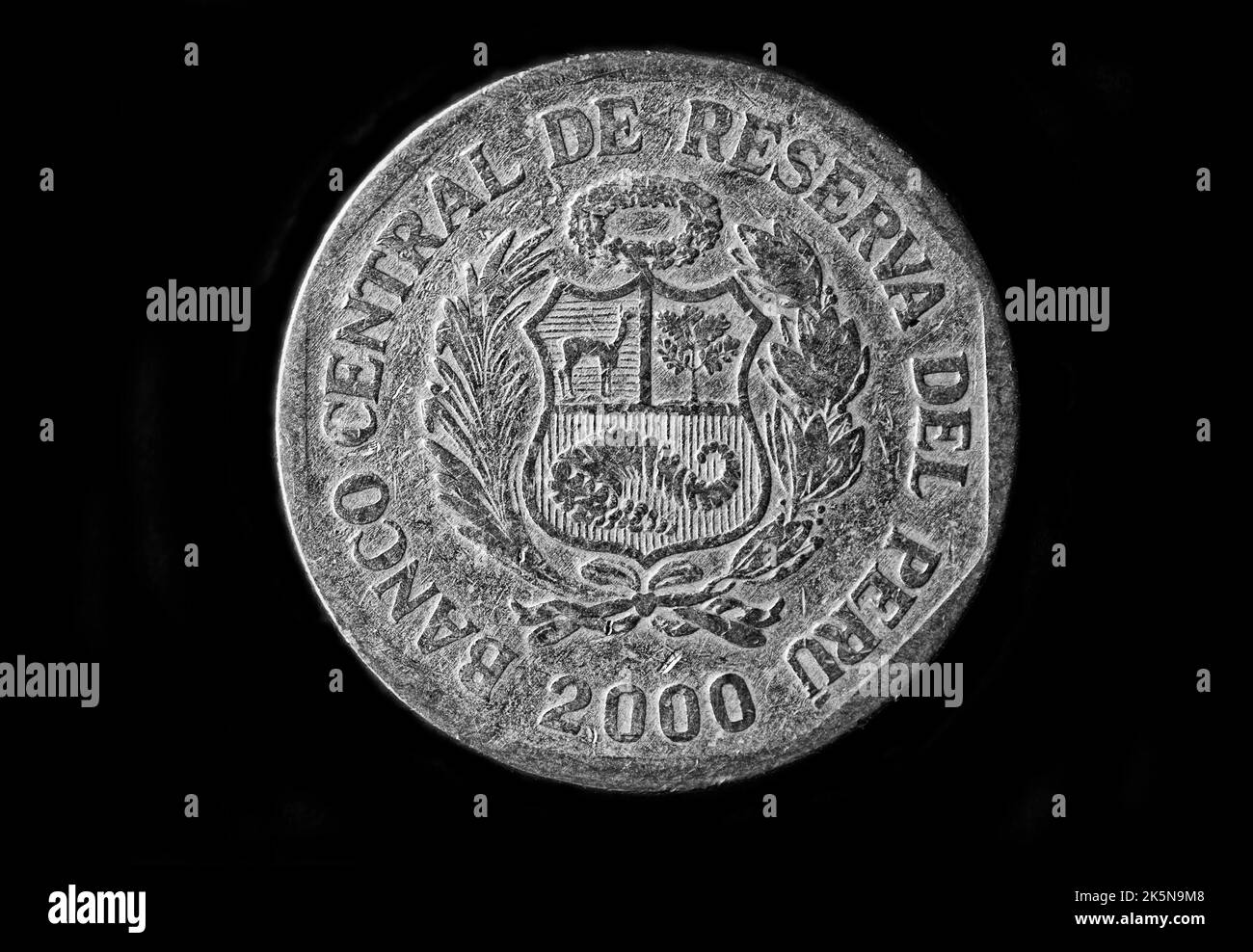 Photo coins Peru ,10 centavos,2000 Stock Photo - Alamy