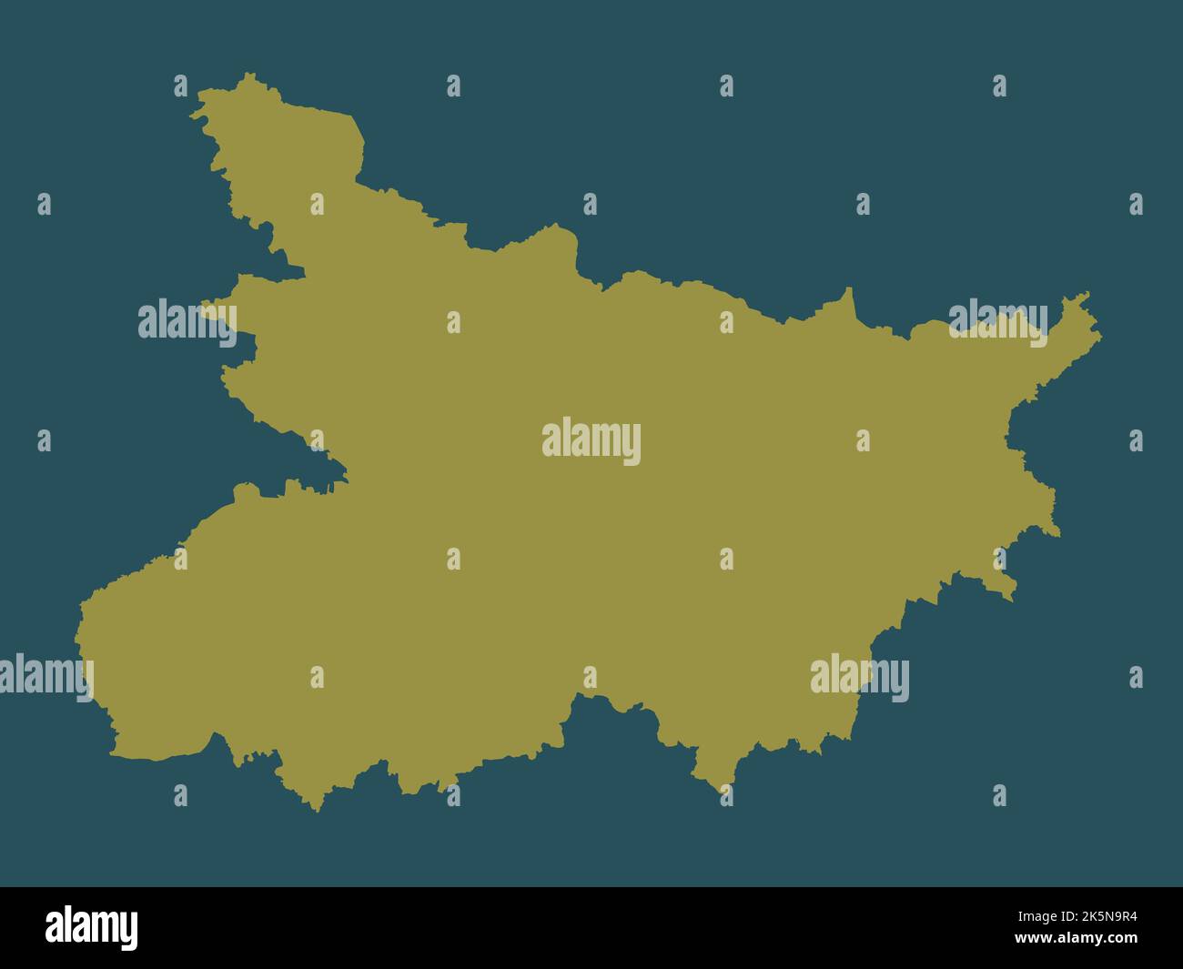 Bihar, state of India. Solid color shape Stock Photo - Alamy