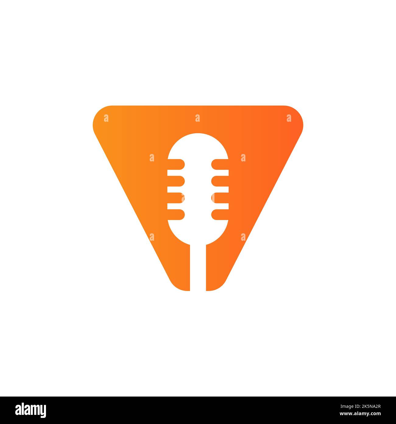 Initial Letter V Music Logo. Dj Symbol Podcast Logo Combined With ...