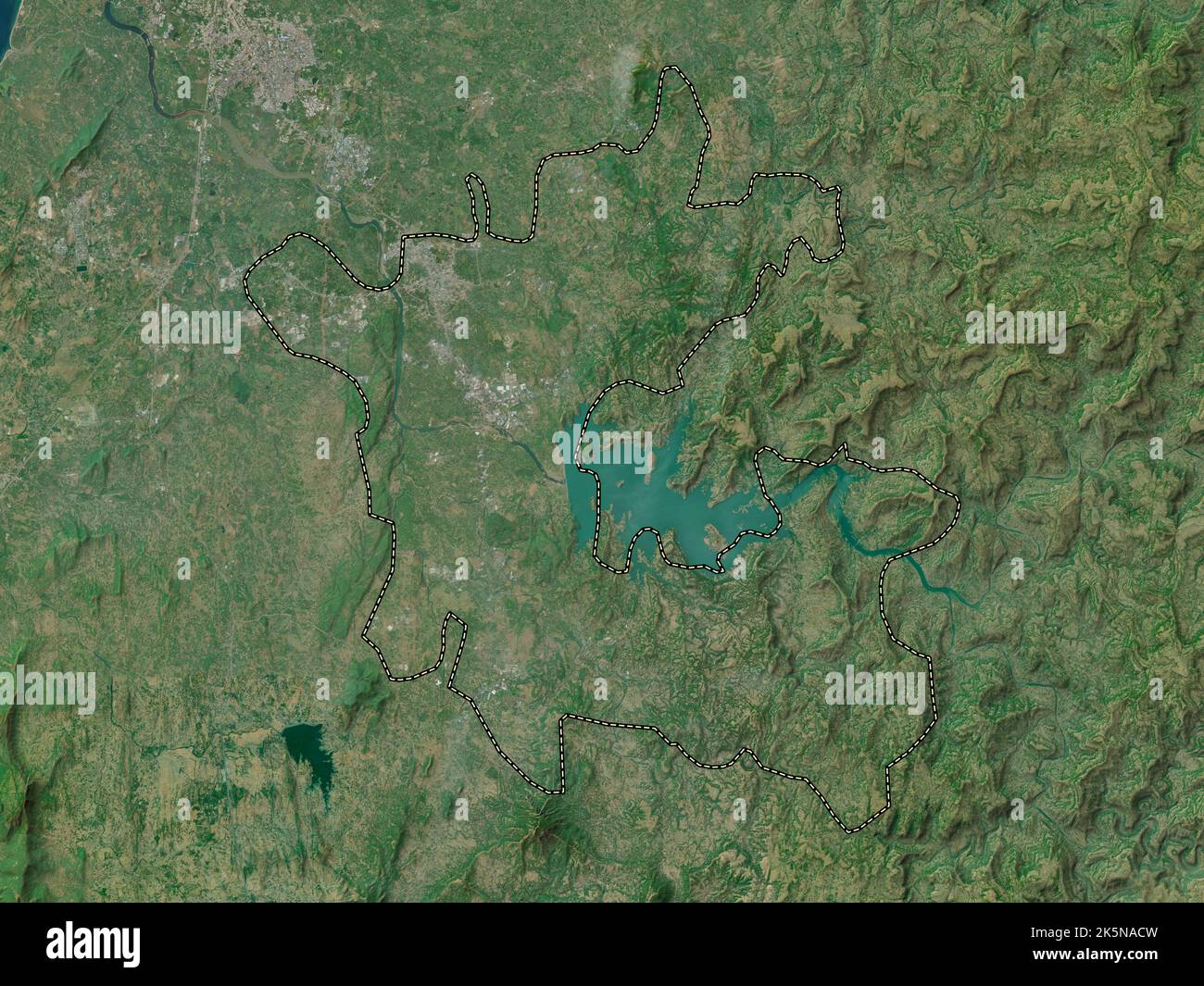 Dadra and Nagar Haveli, union territory of India. High resolution ...