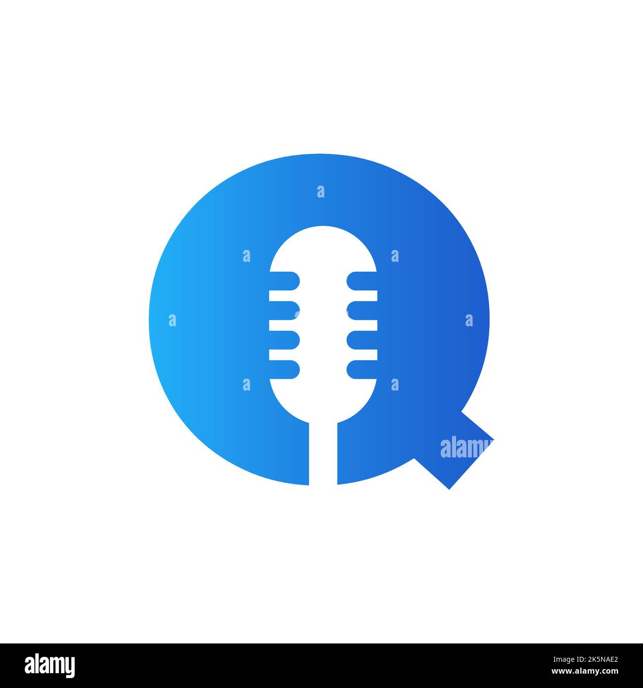 Q musical logo Stock Vector Images - Alamy