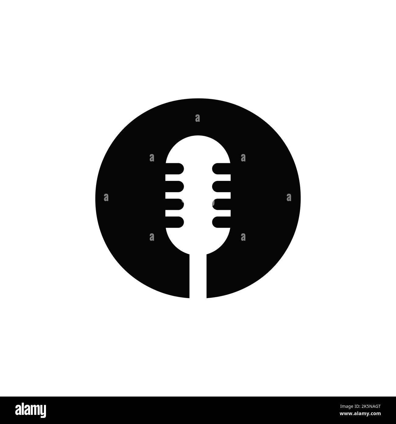 Initial Letter O Music Logo. Dj Symbol Podcast Logo Combined With ...