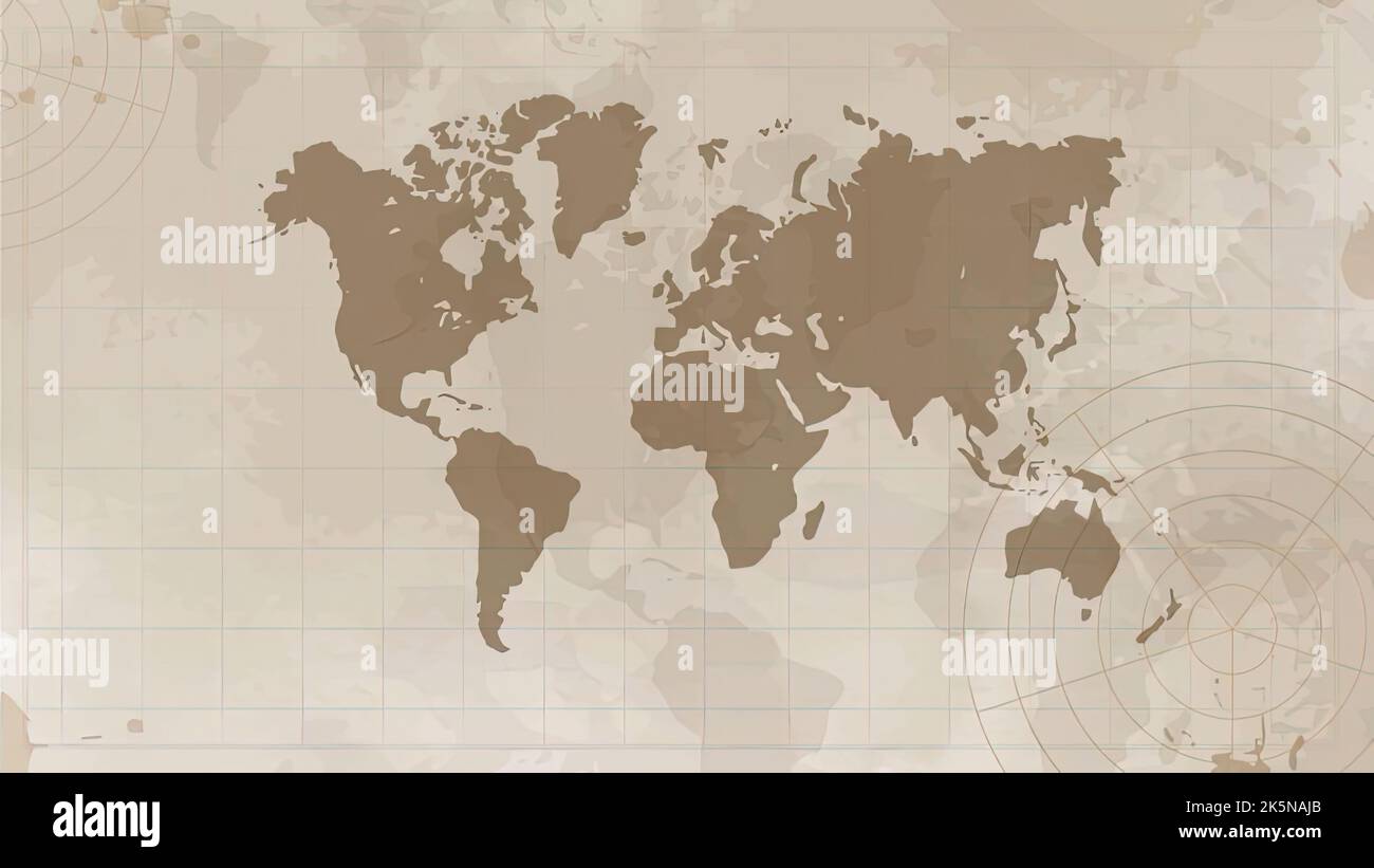 A brown textured map pattern with blank space for text Stock Photo - Alamy