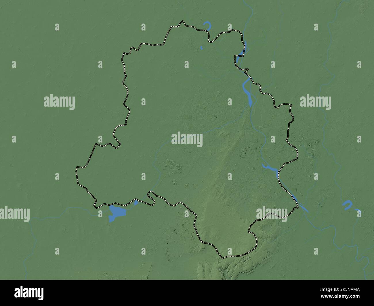 National Capital Territory of Delhi, union territory of India. Colored ...