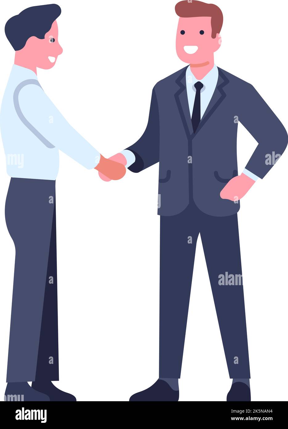 Negotiation successful Cut Out Stock Images & Pictures - Alamy