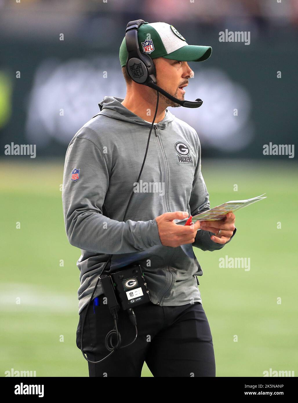 Green Bay Packers head coach Matt LaFleur during the NFL International ...