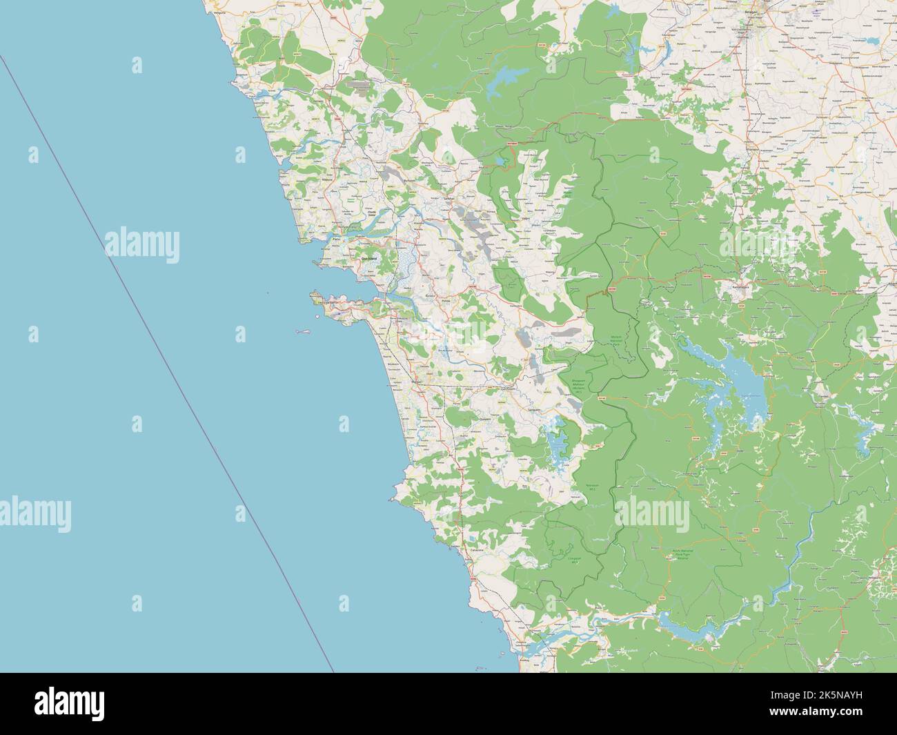 State map of goa hi-res stock photography and images - Alamy