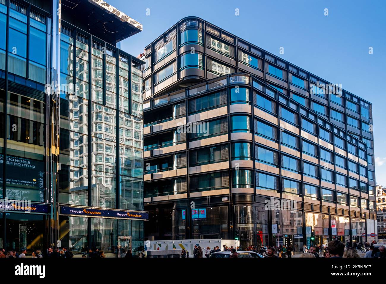 Soho Place Theatre and One Oxford Street, London, UK Stock Photo - Alamy