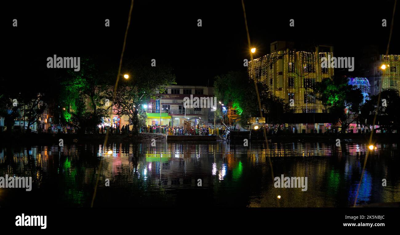 Immersion Ghat. Durga puja Vijayadashami, also known as Dussehra ...