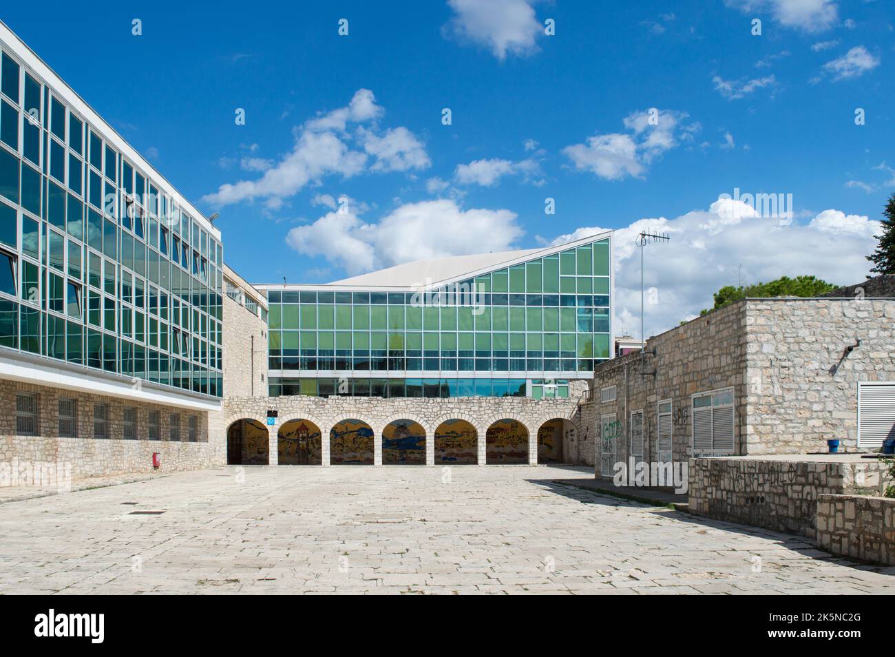 Sibenik, Croatia - 17 September 2022: Modern building, elementary ...