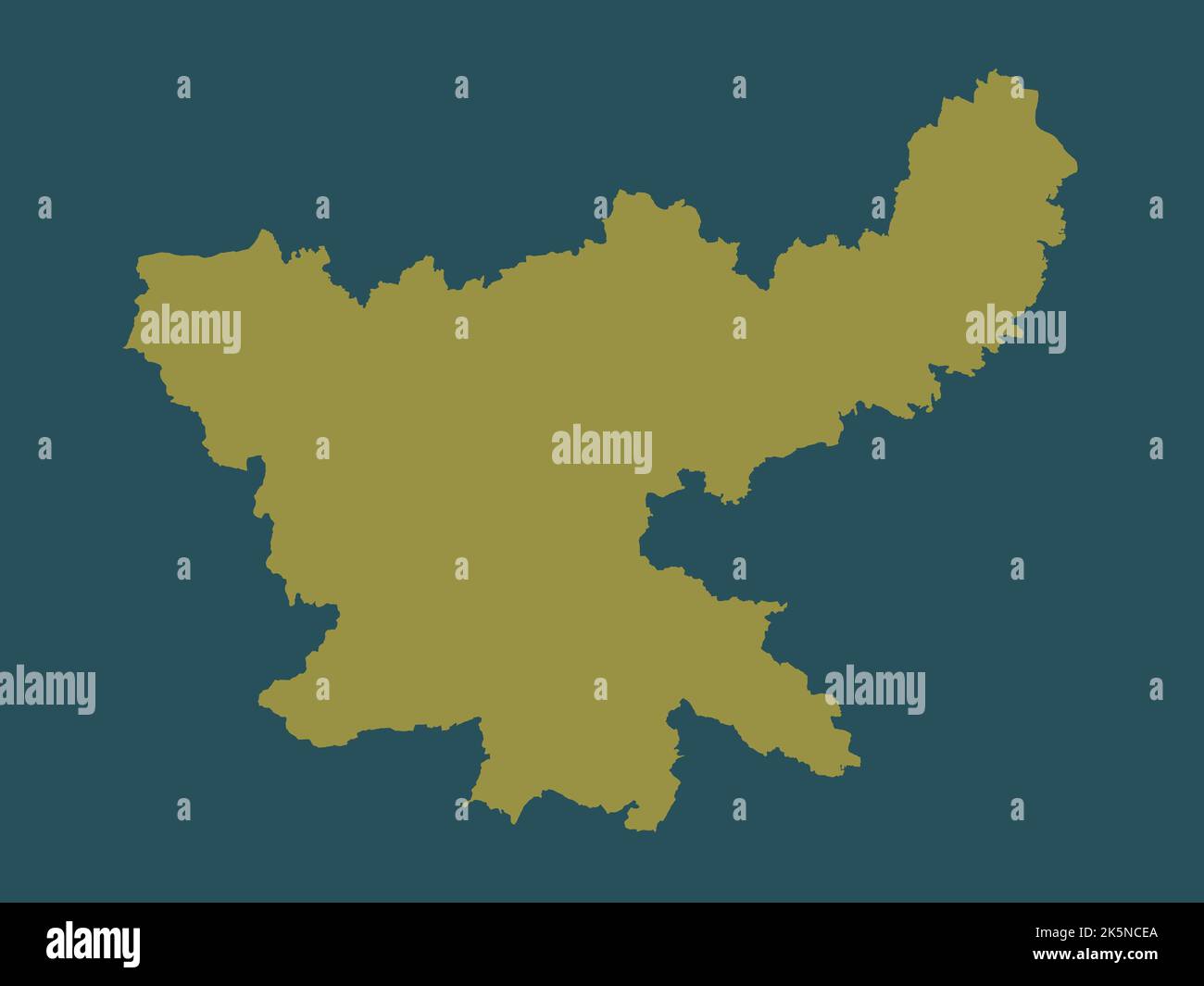 Jharkhand, state of India. Solid color shape Stock Photo - Alamy