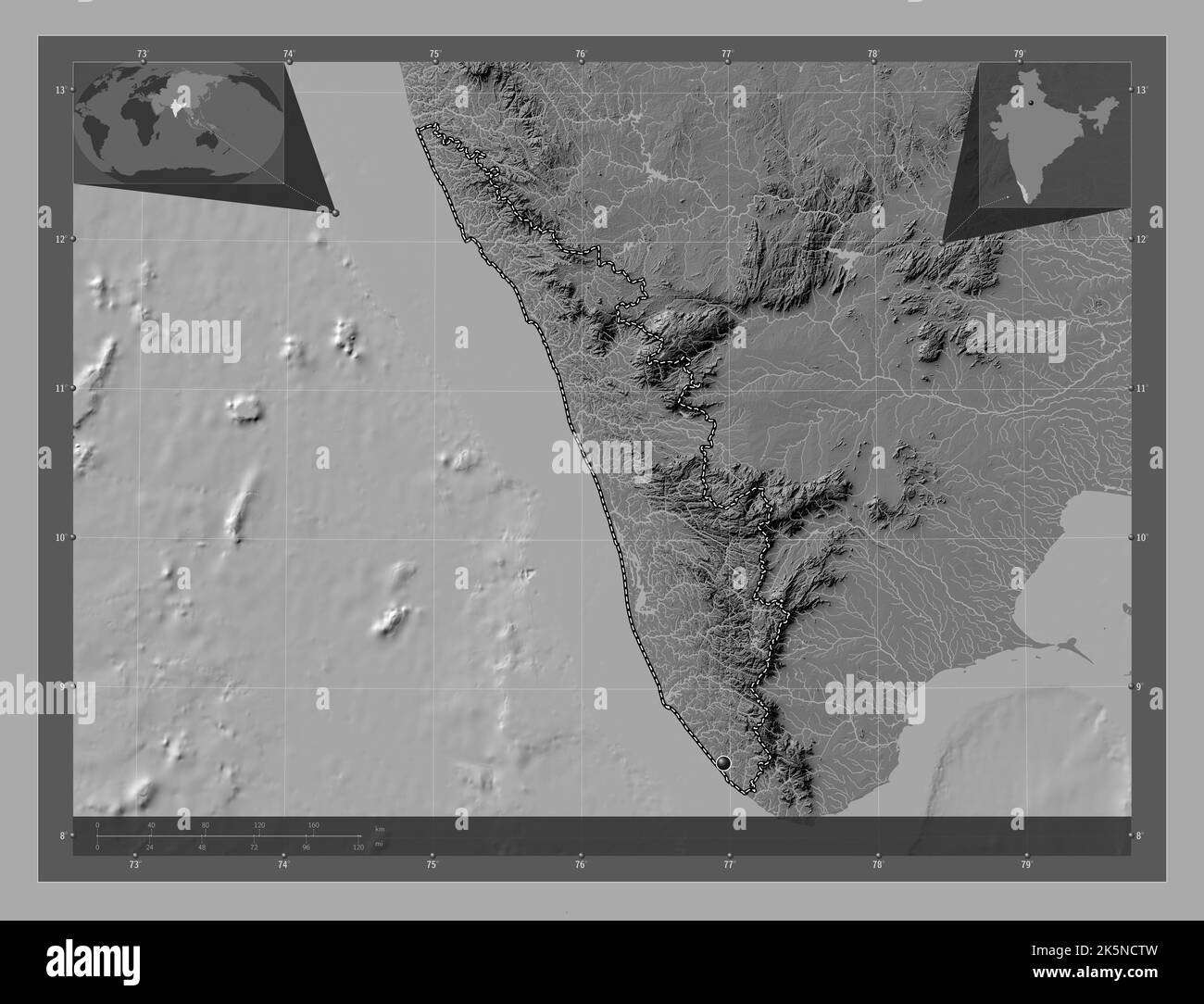Kerala Elevation Map at Marjorie Baez blog