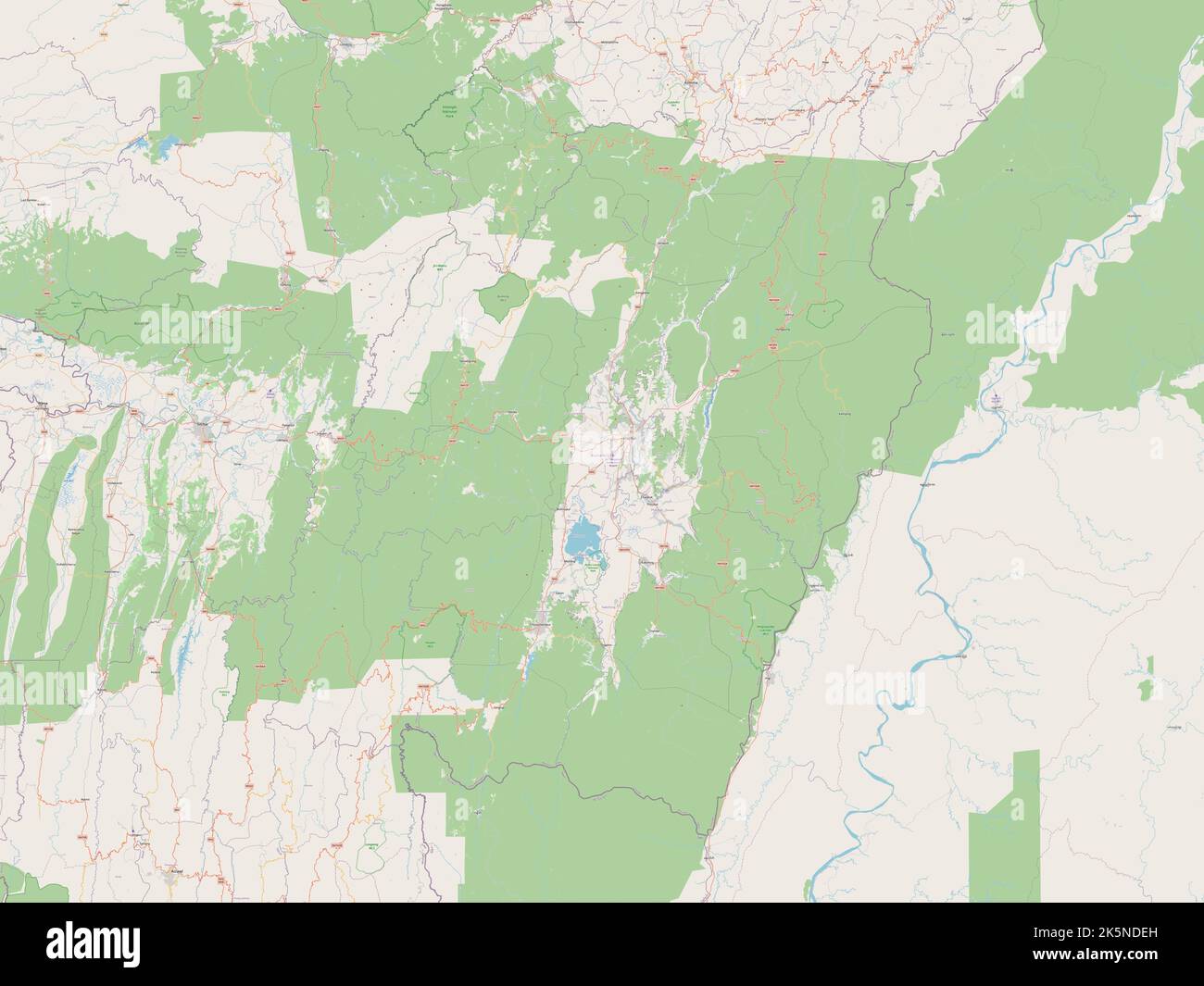 Manipur map hi-res stock photography and images - Alamy