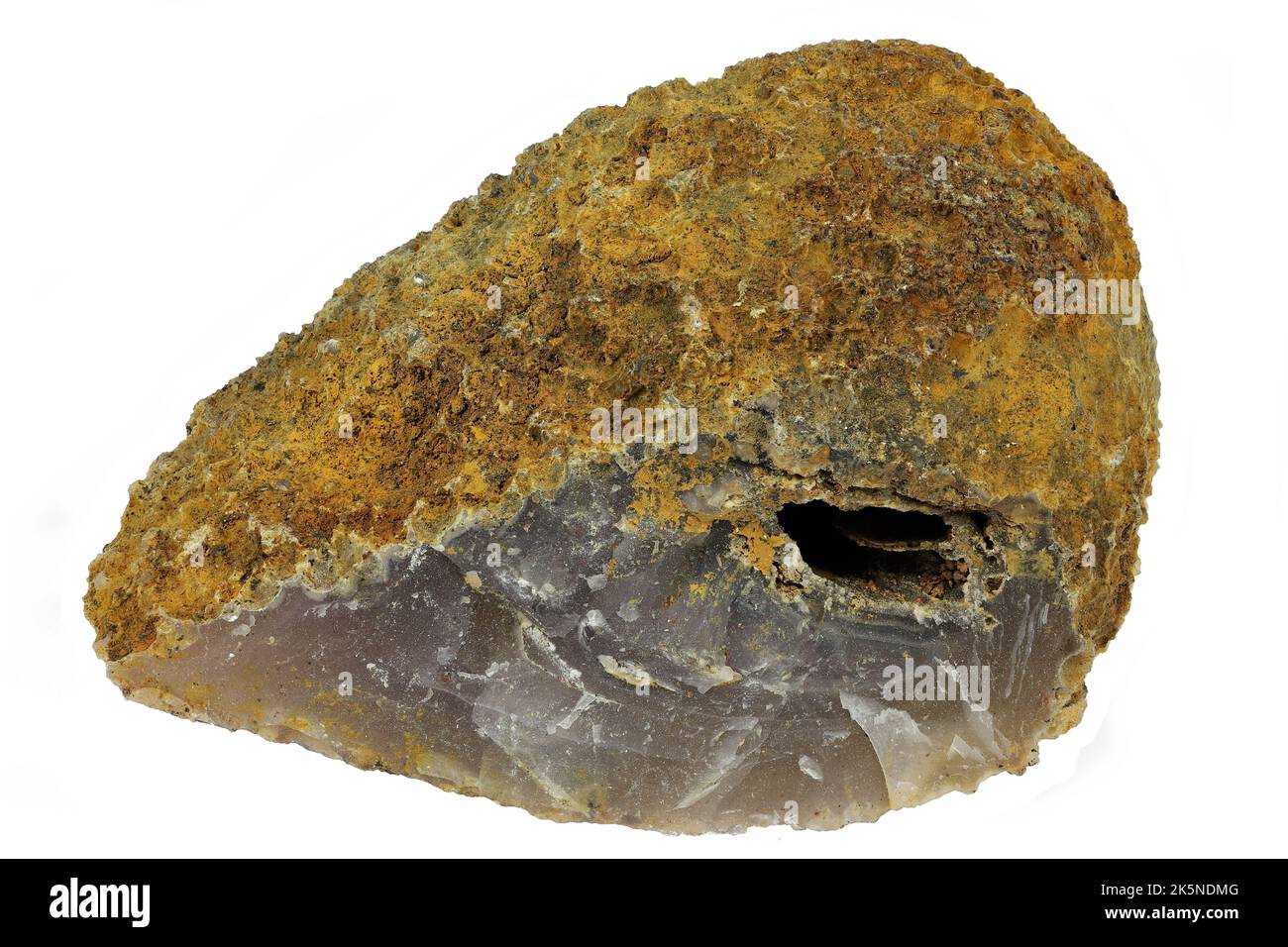 agate from Idar-Oberstein, Germany isolated on white background Stock ...