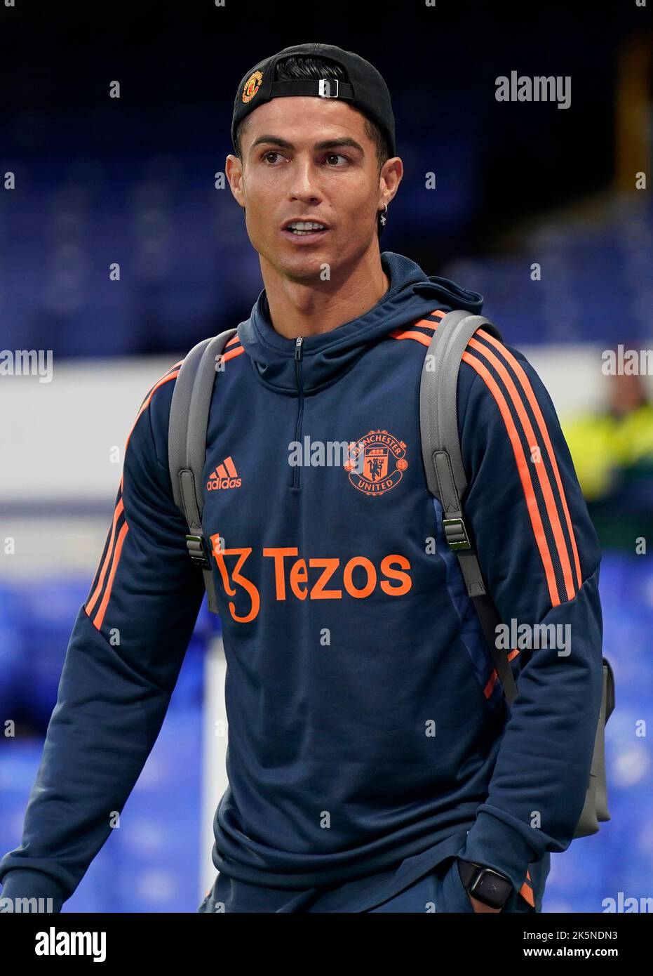 Liverpool, UK. 9th Oct, 2022. Cristiano Ronaldo of Manchester United ...