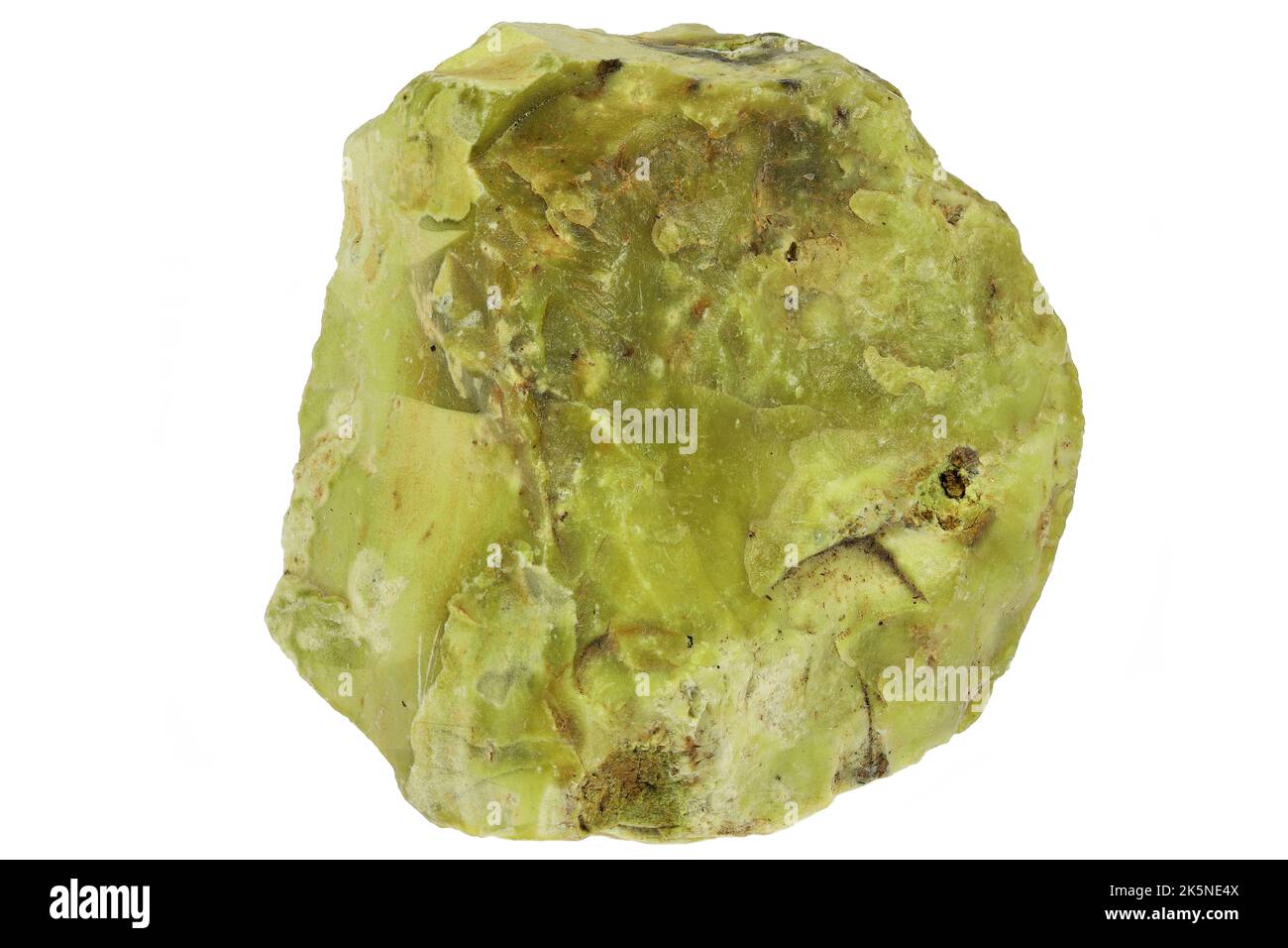 pistachio opal from Madagascar isolated on white background Stock Photo ...