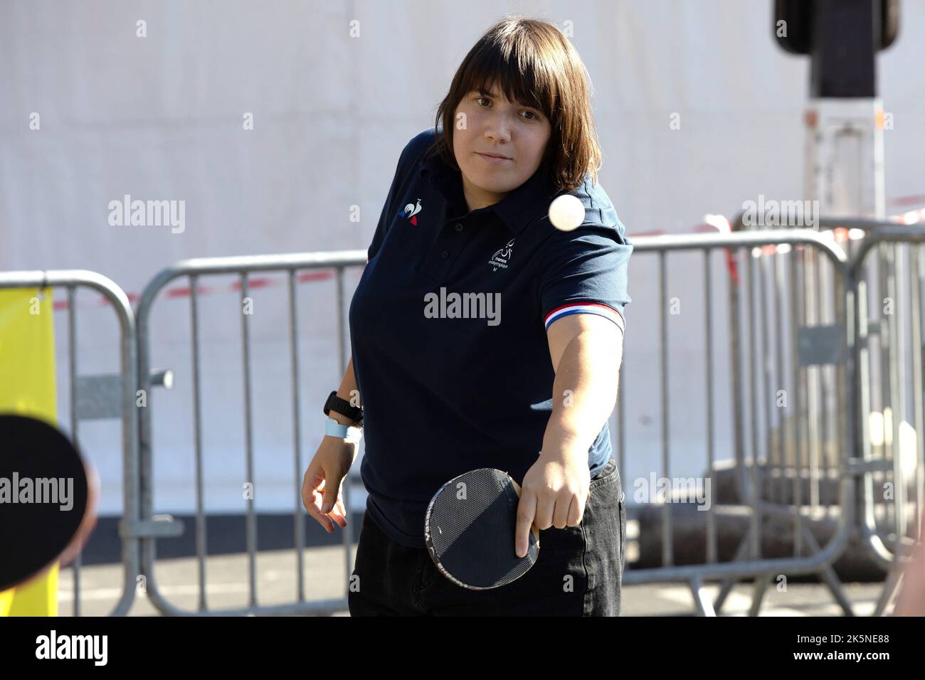 Paris, France, October 8, 2022, Paralympic day, Léa Ferney, Silver ...