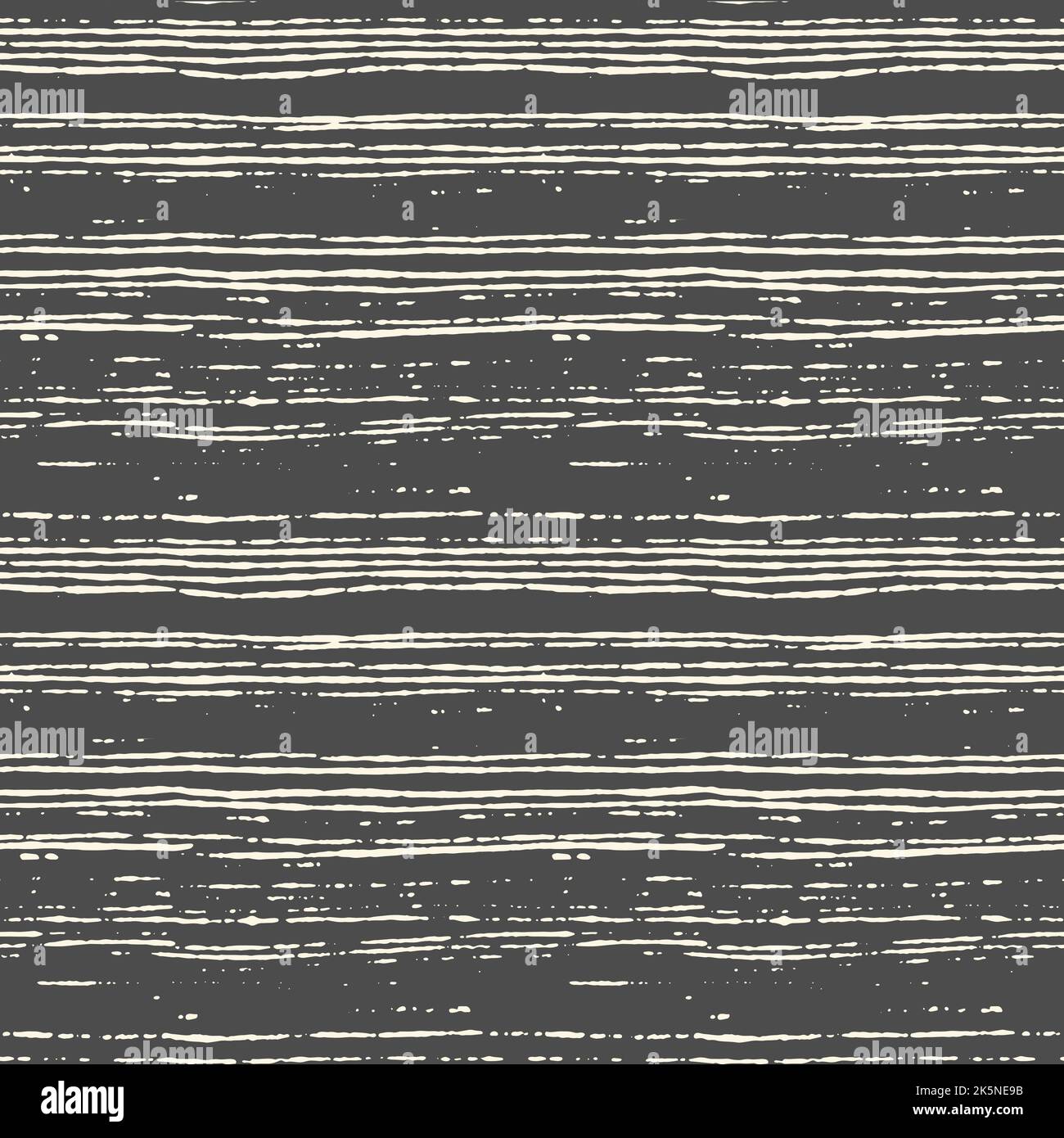 Seamless striped pattern hand painted with ink brush. Tileable grungy texture for endless ...