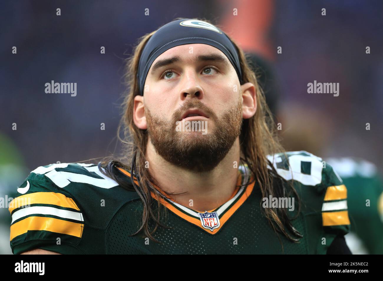 Green Bay Packers' Jake Hanson during the NFL International match at ...