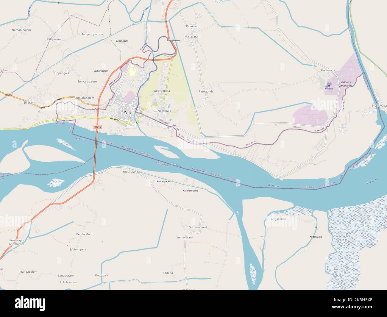 Yanam District - Puducherry, district of the union territory of India ...