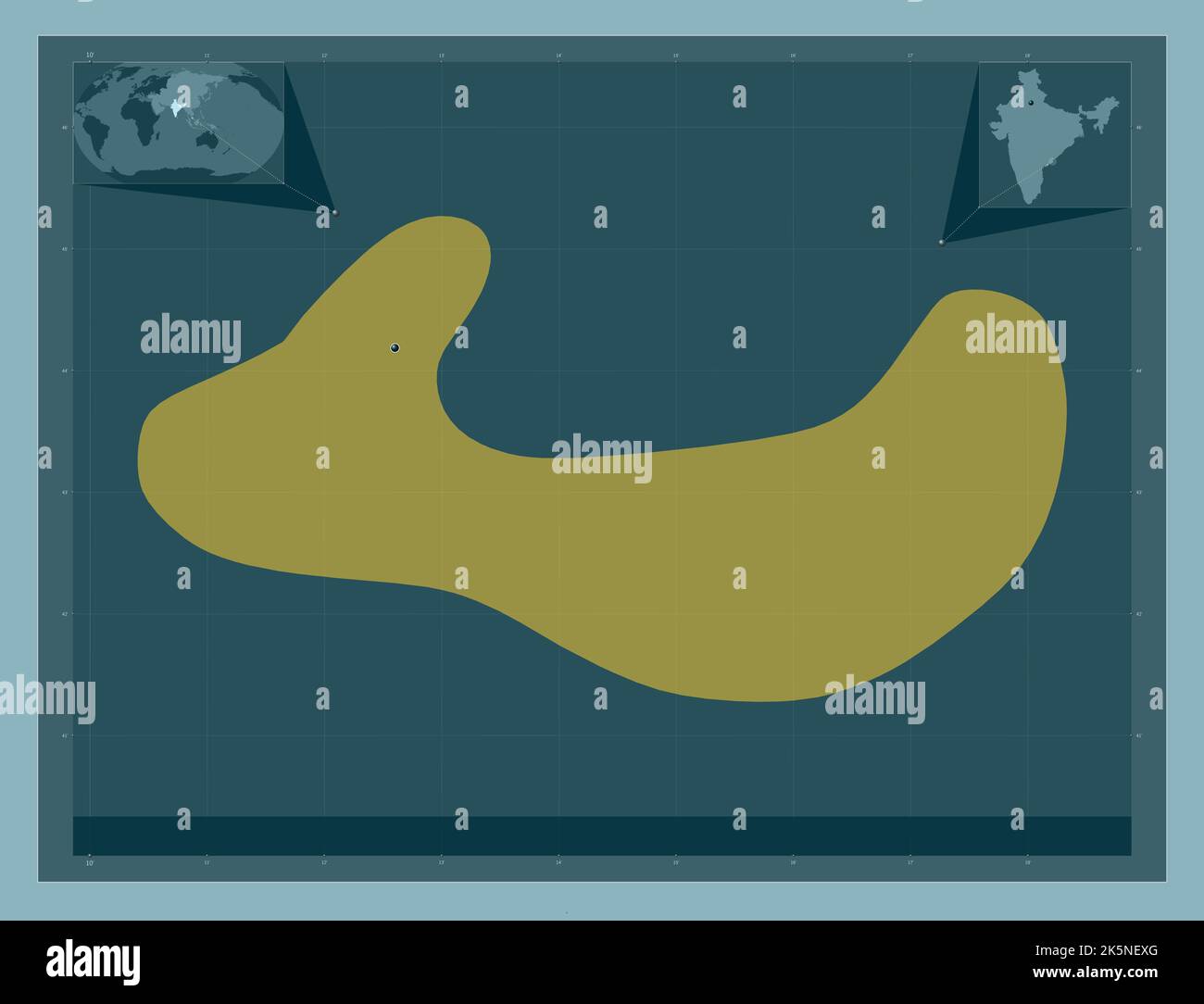 Puducherry india asia map hi-res stock photography and images - Alamy